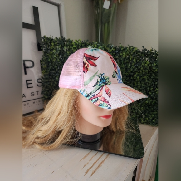 CC Boutique | Accessories | Cc Floral Cap | Poshmark